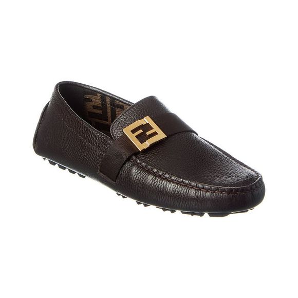Fendi | Shoes | Fendi Leather Loafer Brown | Poshmark